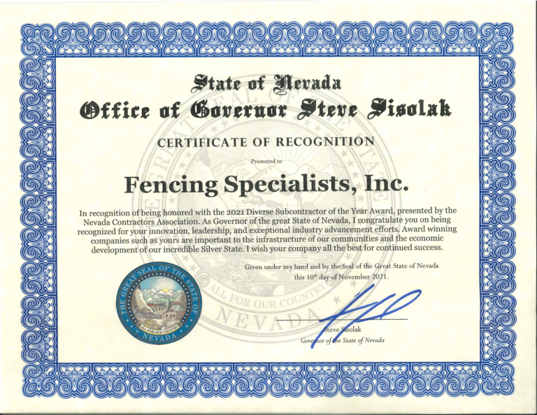 Accolades & Awards | Fencing Specialists in the News